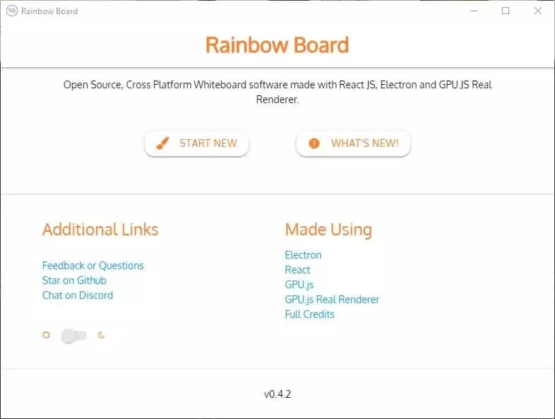 Rainbow Board یک برنامه وایت برد منبع باز است