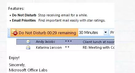 prioritas email microsoft office labs