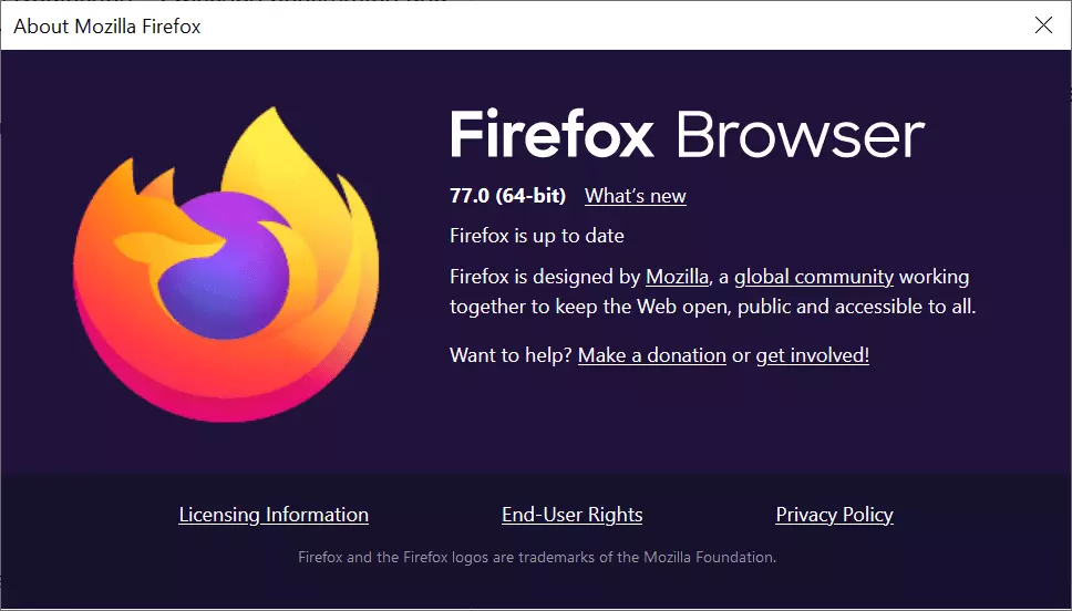 firefox 77 estável