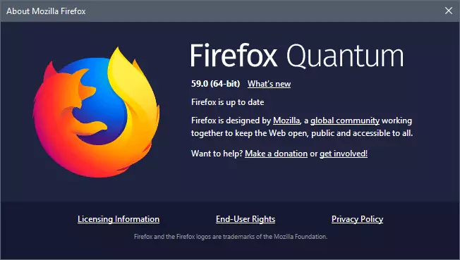Firefox 59 туруктуу