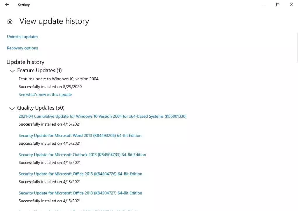 KB5001330 Windows Update navodno uzrokuje pad performansi u igrama, neuspjele instalacije i bootloopove
