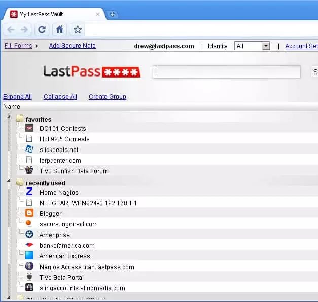 Lastpass ဆိုပါစို့