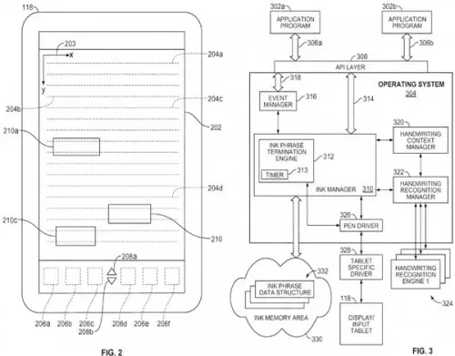 Apple-Pen-baséiert-Tablet-Tënt-Patent-Applikatioun
