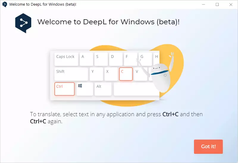 traducteur deepl windows beta