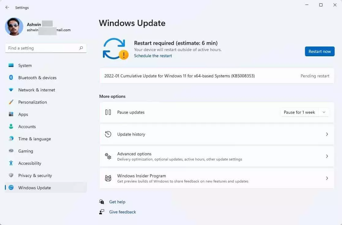 KB5008353 Windows 11க்கான புதுப்பிப்பு File Explorer லேக்கை சரிசெய்கிறது