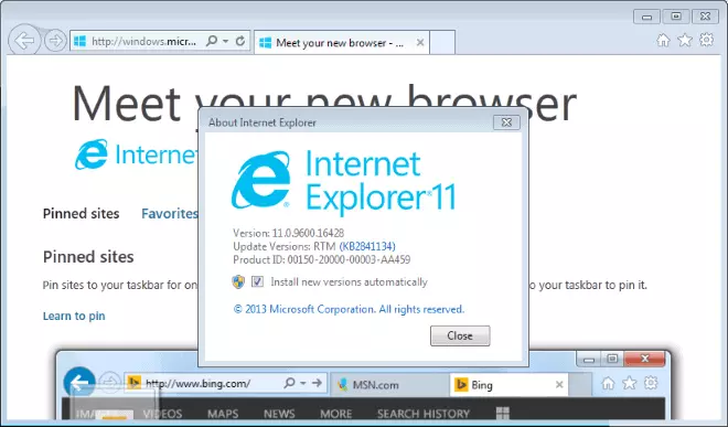 internet explorer 11