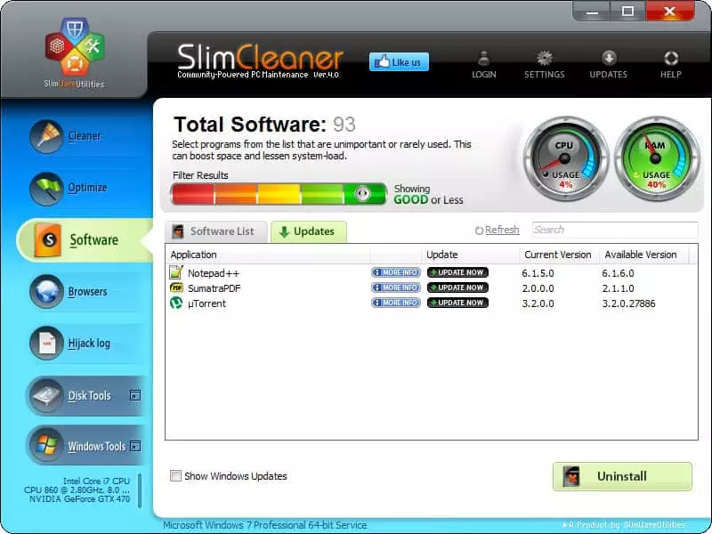 Slim cleaner 4.0