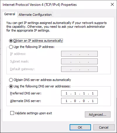 windows 10 DNS eto
