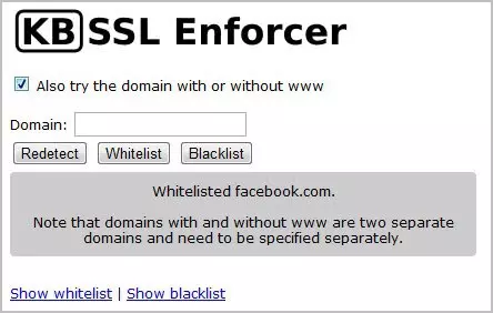 Google Chrome SSL Enforcer