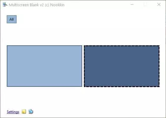 Multiscreen Blank — tukšs ekrāns