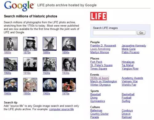 online archív fotografií zo života