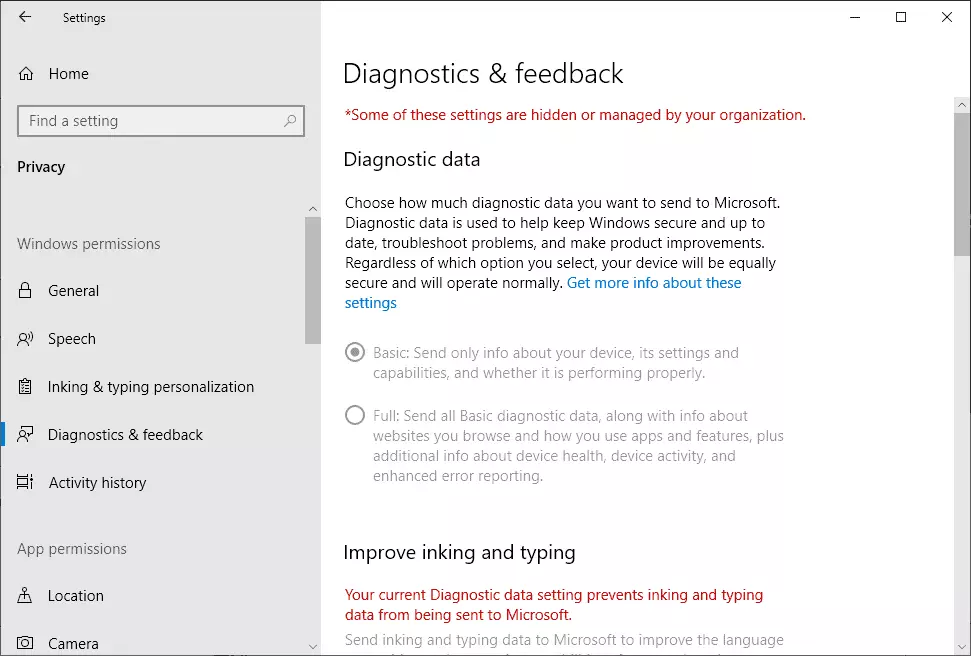 diagnostics windows 10