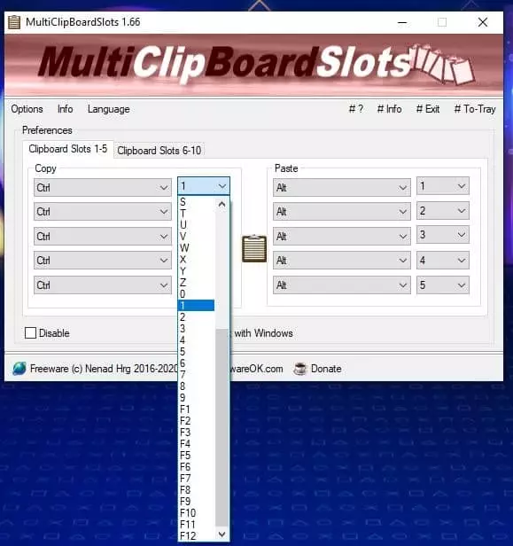 MultiClipBoardSlots menyesuaikan 2