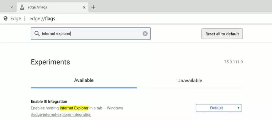 Chromium-based Edge: Tsigiro yeLinux uye IE kubatanidzwa 25125_2