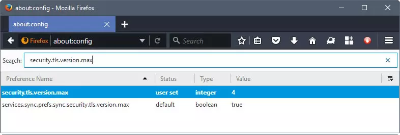 firefox tls 1.3 പിന്തുണ