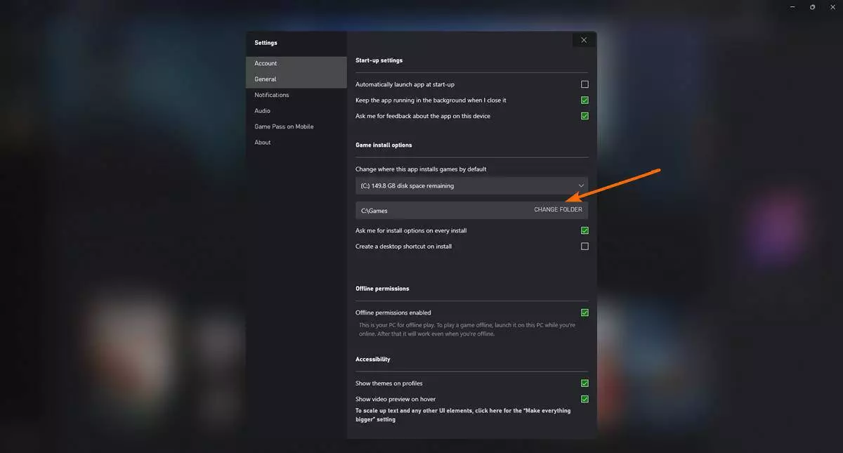 วิธีเลือกโฟลเดอร์ที่เกม Xbox PC ของคุณได้รับการติดตั้ง