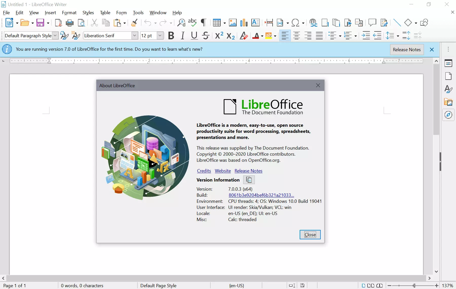 libreoffice 7.0