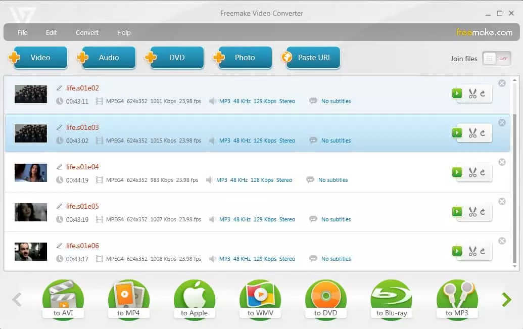 Masterizza video su DVD con Freemake Video Converter