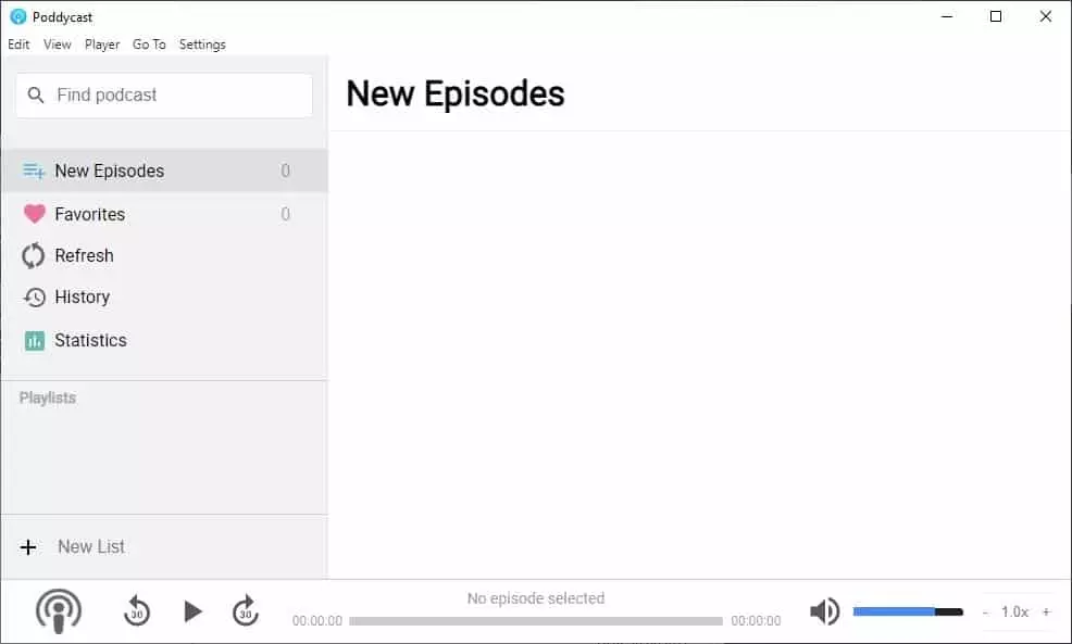 Podcast gui