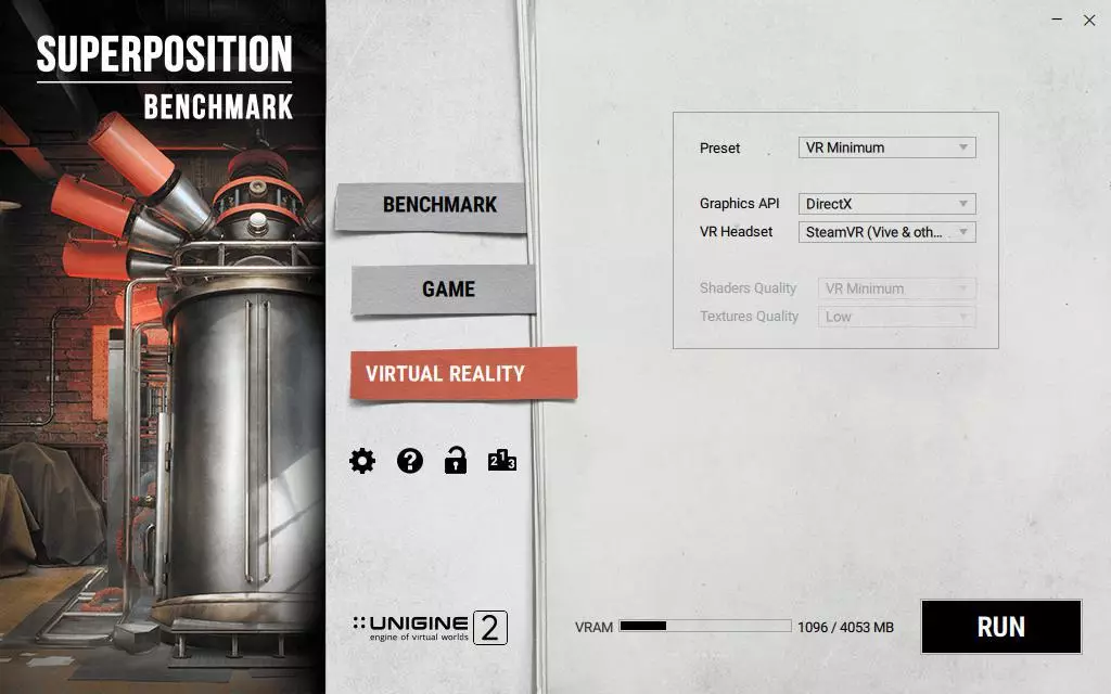 I-Superposition VR benchmark