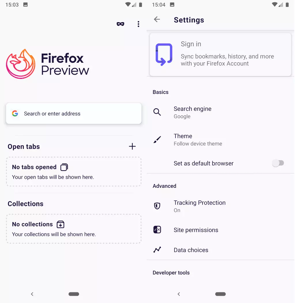 Geros naujienos: naujasis „Firefox“, skirtas „Android“, palaikys plėtinius
