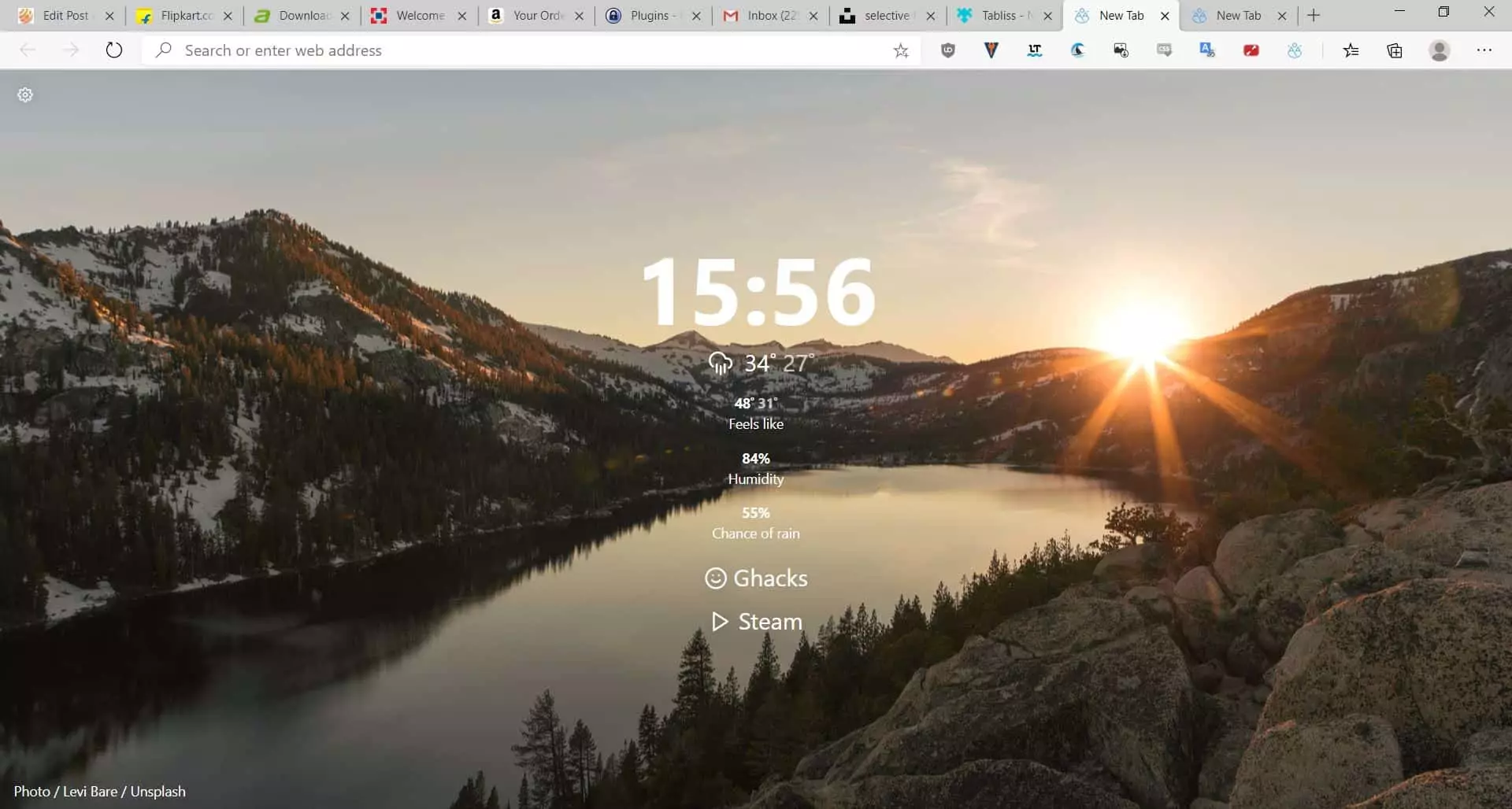 Tabliss ist eine elegante neue Tab-Ersatzerweiterung für Firefox und Chrome