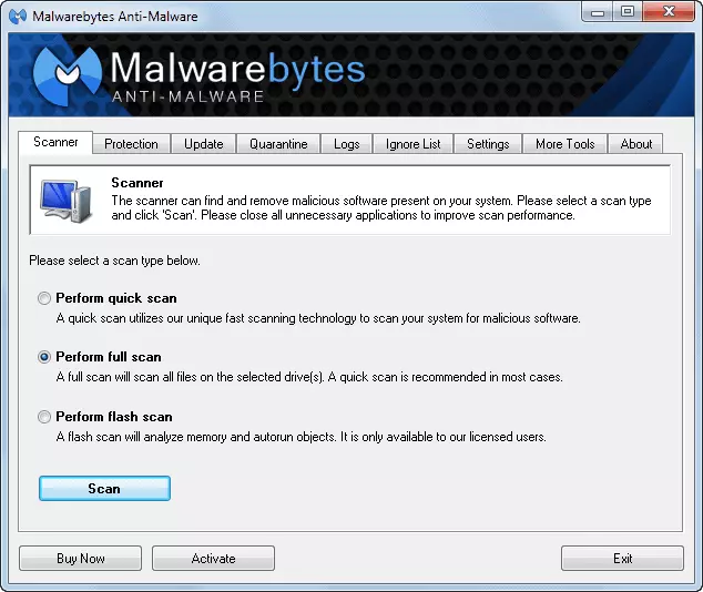 malwarebytes ຕ້ານ malware