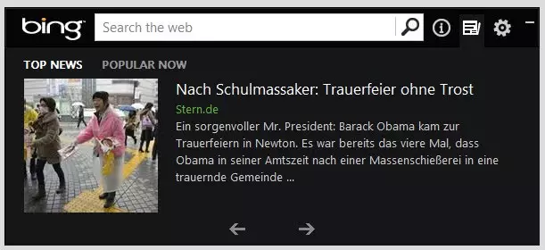 nuacht deisce bing