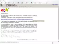 ebay Phishing E-Mail Miniatur