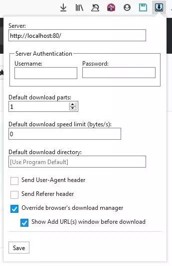 Επέκταση HTTP Downloader για Firefox