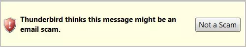 estafa de correo electrónico Thunderbird