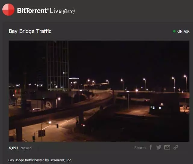 bittorrent live