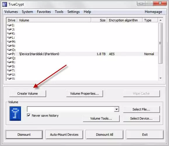 Datuak hodeian gordetzea Dropbox eta TrueCrypt-ekin