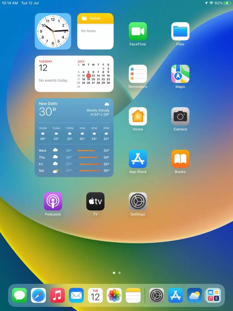 iPad OS 16 beta