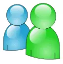 Vido de Kontaktoj de Microsoft Windows Live Messenger