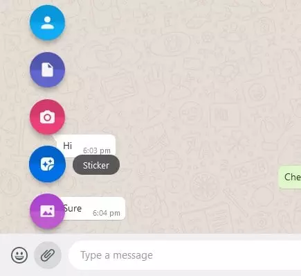 Wéi erstellt Dir e personaliséierte Sticker am Whatsapp Web