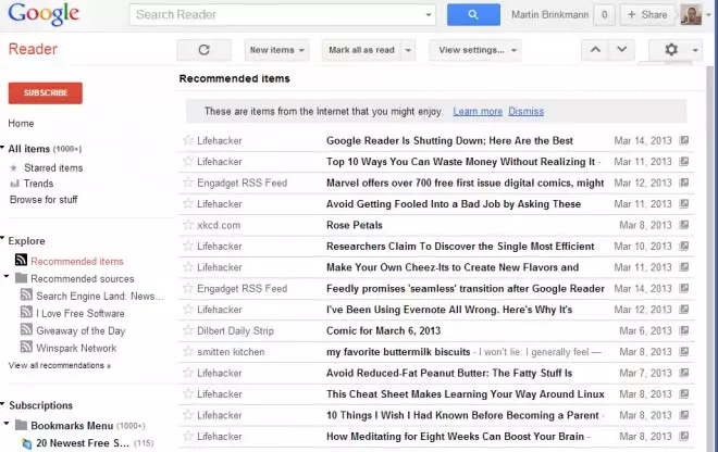 google reader