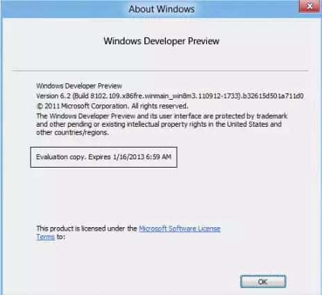 windows 8 ukuphelelwa yisikhathi