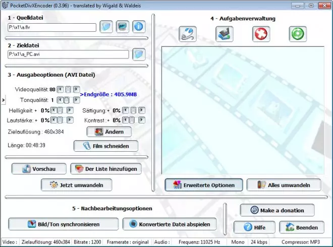 bulsa divx encoder