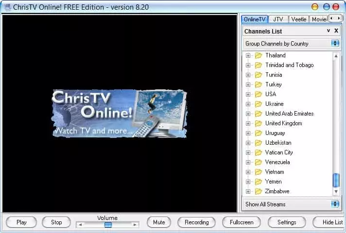 ChrisTV Online se yon lòt aplikasyon pou koupe kòd
