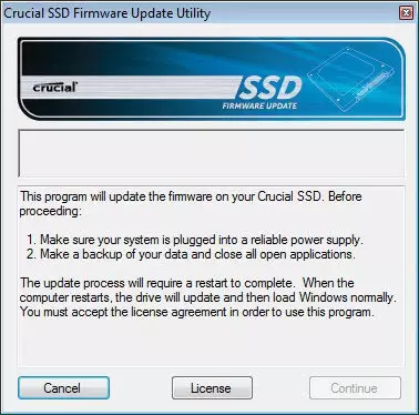 actualización de firmware crucial