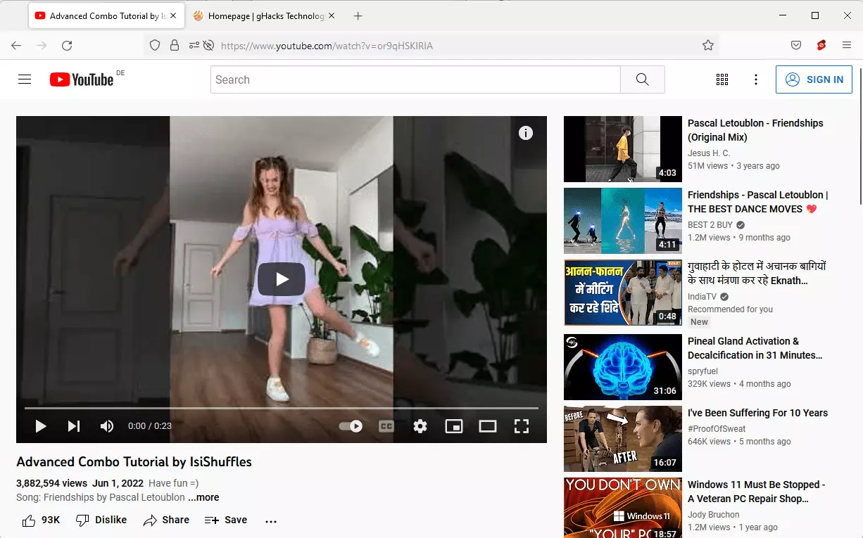 Speel YouTube Shorts af zoals normale YouTube-video's