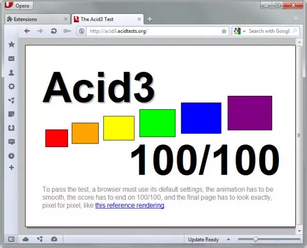 Opera နှင့် Webkit တို့သည် Acid3 စမ်းသပ်မှုကို အောင်မြင်သည်။ တစ်ယောက်ယောက်က ဂရုမစိုက်ဘူးလား။ 3127_1