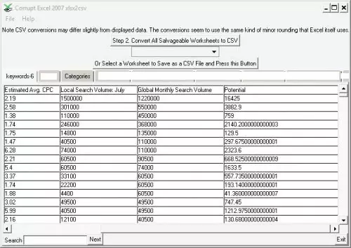 corrupt excel document