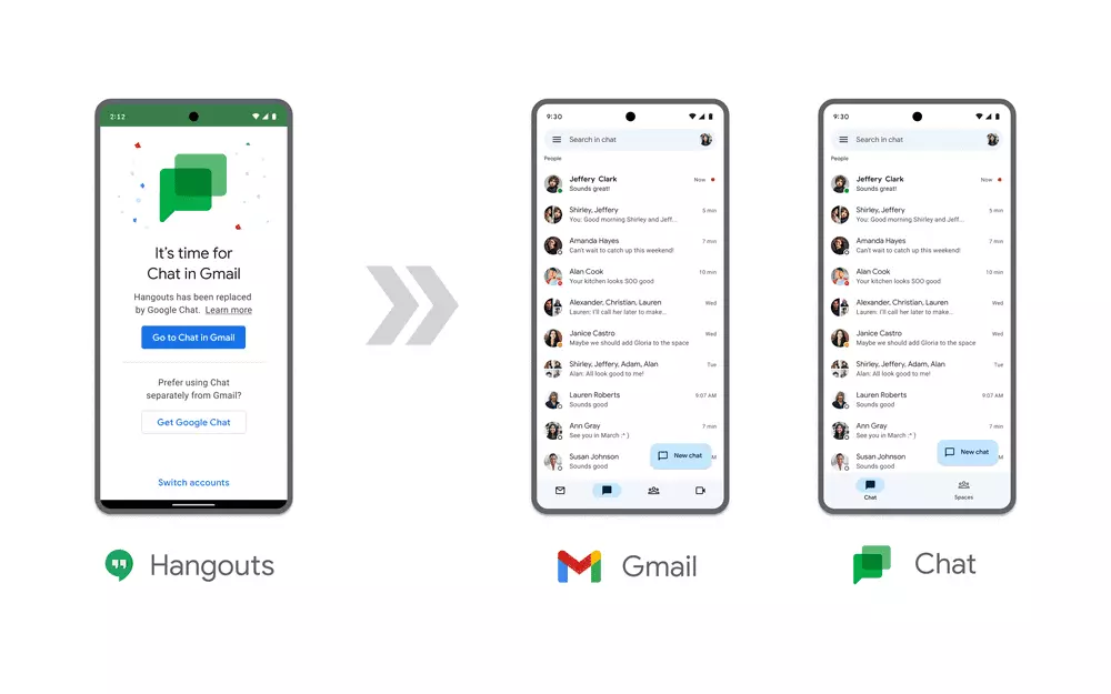 Google Hangouts ще спре през ноември 2022 г., потребителите се пренасочват към Google Chat