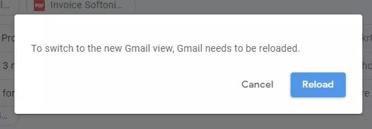 ativar o novo design do Gmail manualmente