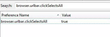 browser urlbar clickselectsall