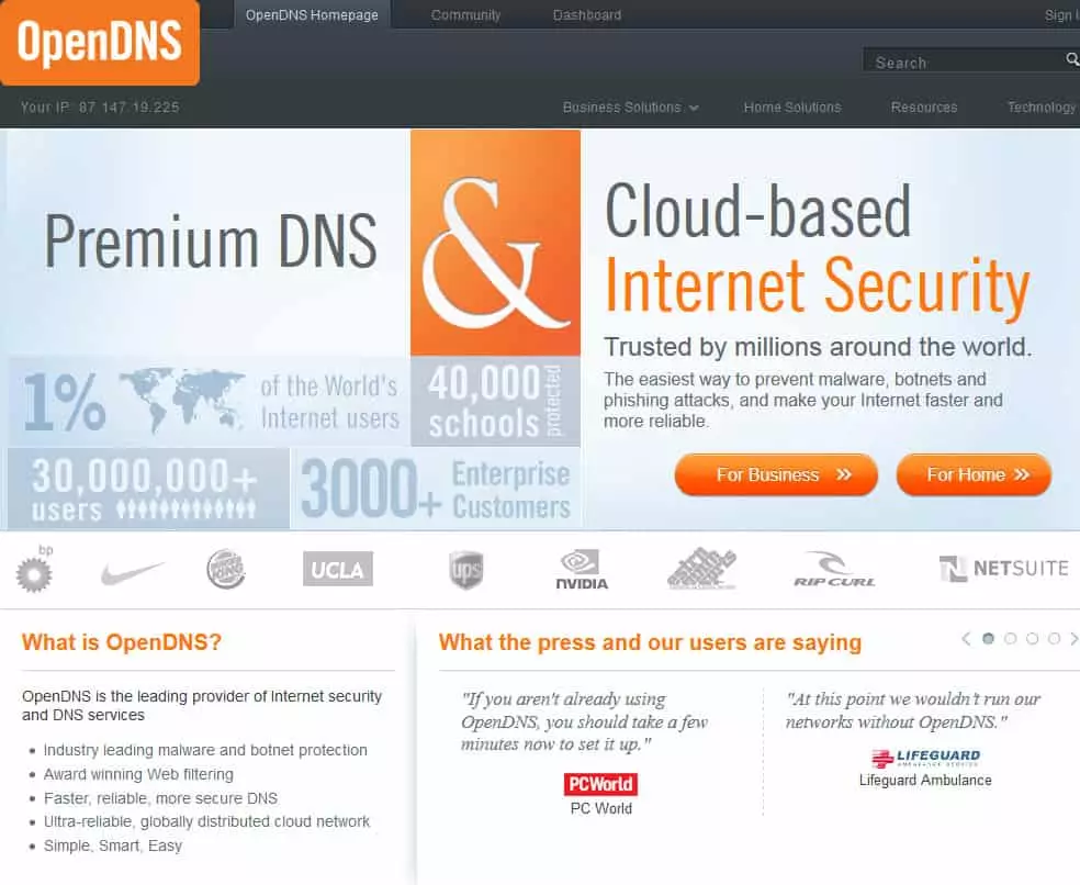 Έπεσε το OpenDNS Deluxe, Αύξηση Τιμής κατά 900%