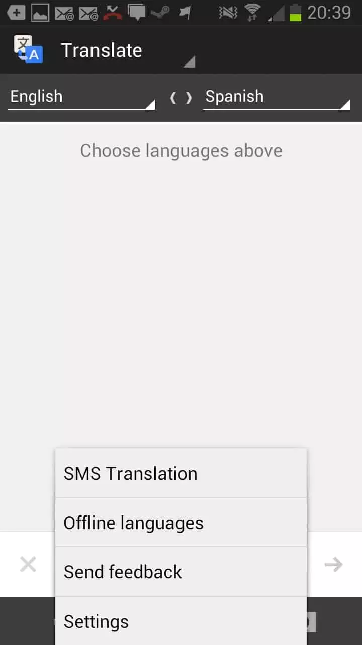 „Google“ vertėjas, skirtas „Android“, dabar su palaikymu neprisijungus