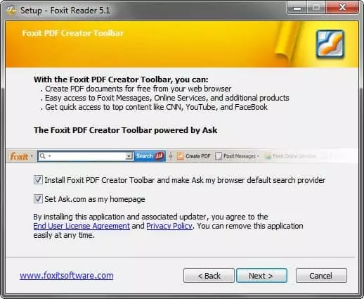 adware Foxit Reader